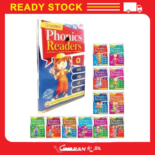 SCHOLAR'S- GRADED PHONICS READERS (1 SET: 12 BOOKS) | Shopee Malaysia
