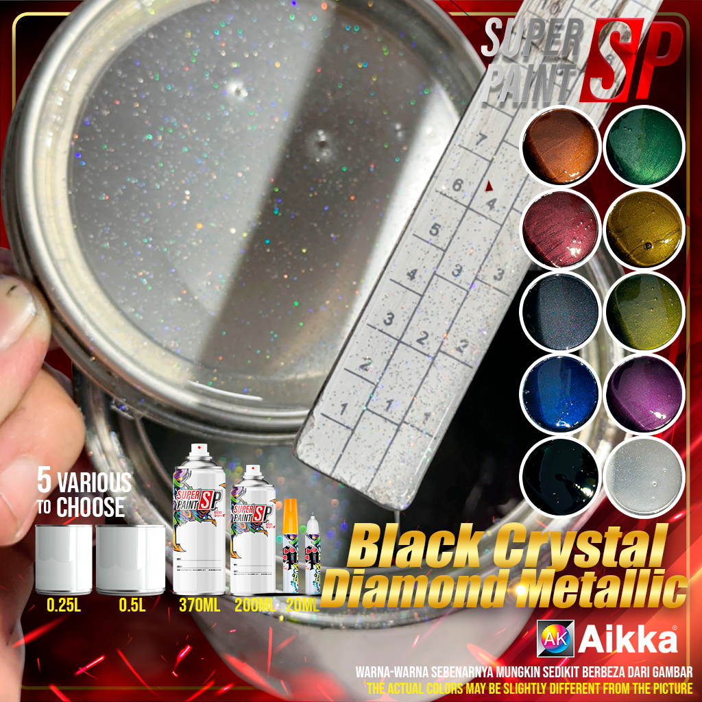Cat 2K Diamond Padu Black Crystal Metallic Paint Aikka Touch Up Paint ...