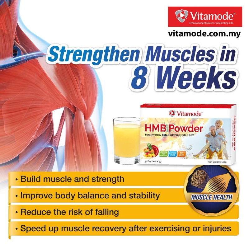Vitamode HMB Powder 30’s [Exp: 15.9.25] | Shopee Malaysia