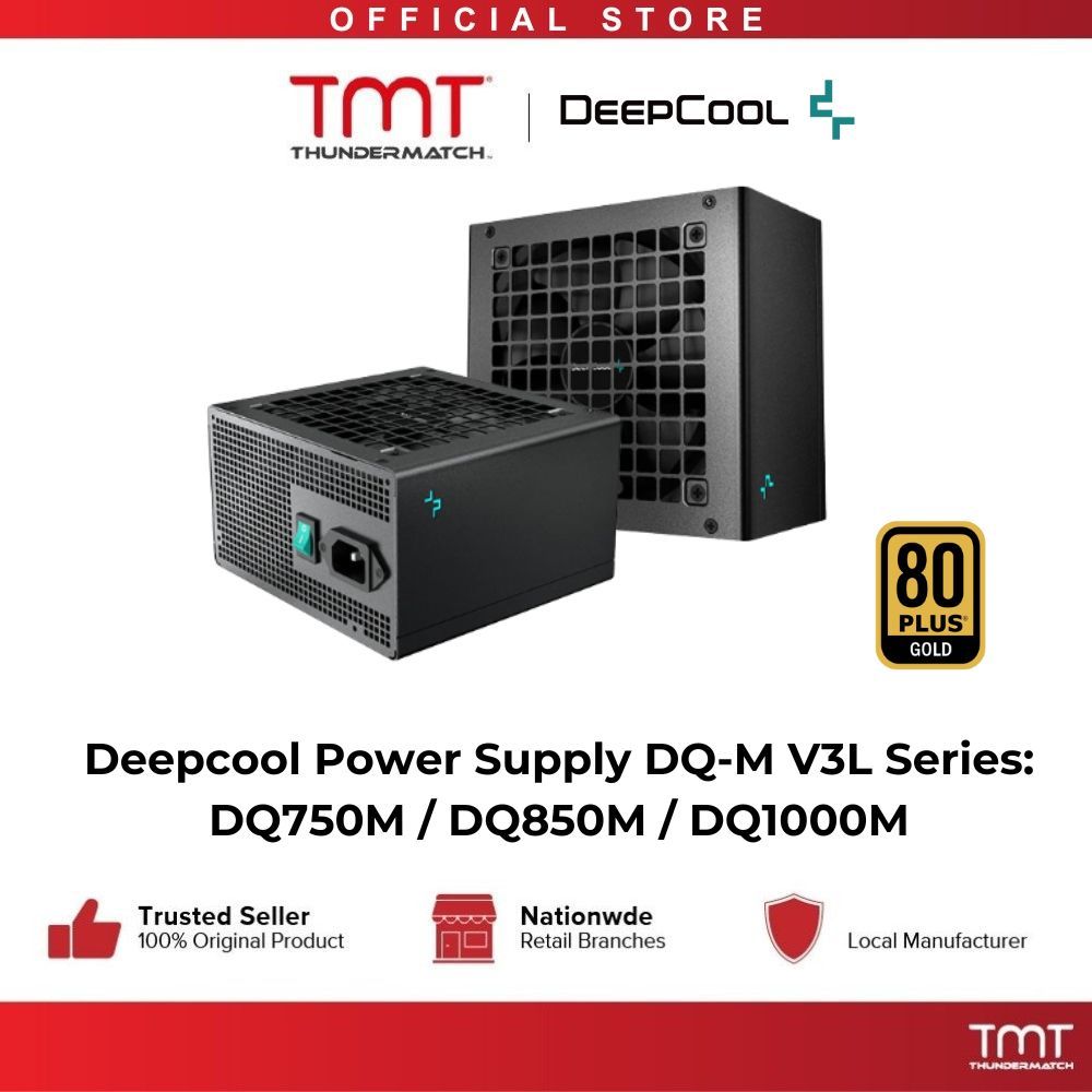 Deepcool Power Supply DQ-V3L Series: DQ750M V3L / DQ850M V3L / DQ1000M V3L (750W/850W/1000W ...