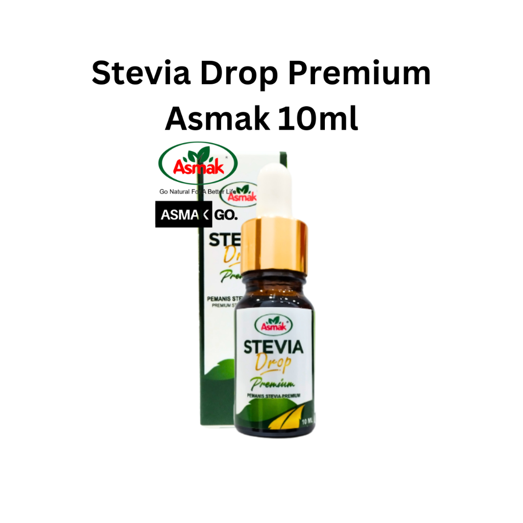 Stevia Drop Premium Asmak Dengan Monk Fruit Tanpa Sukralose Pemanis ...