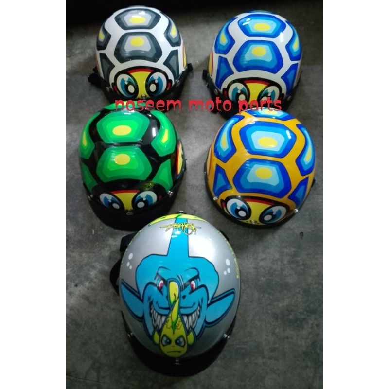 helmet kura kura 46 rossi helmet seteng separuh setengah | Shopee Malaysia