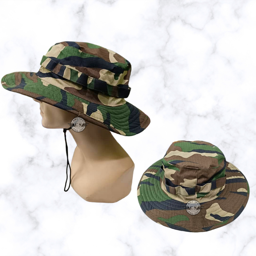 TOPI HUTAN JUNGLE HAT CORAK L0RENG HARIMAU READY STOCK | Shopee Malaysia