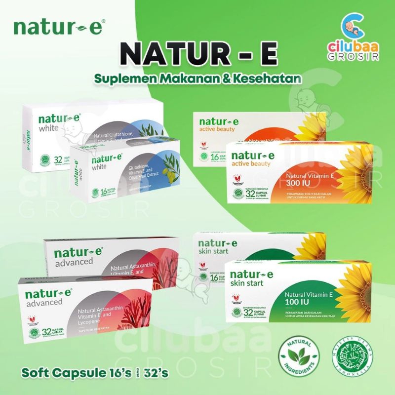 Natur E 100 Iu Kapsul Lembut 16s100 Iu Adalah Vitamin E Shopee Malaysia 4408