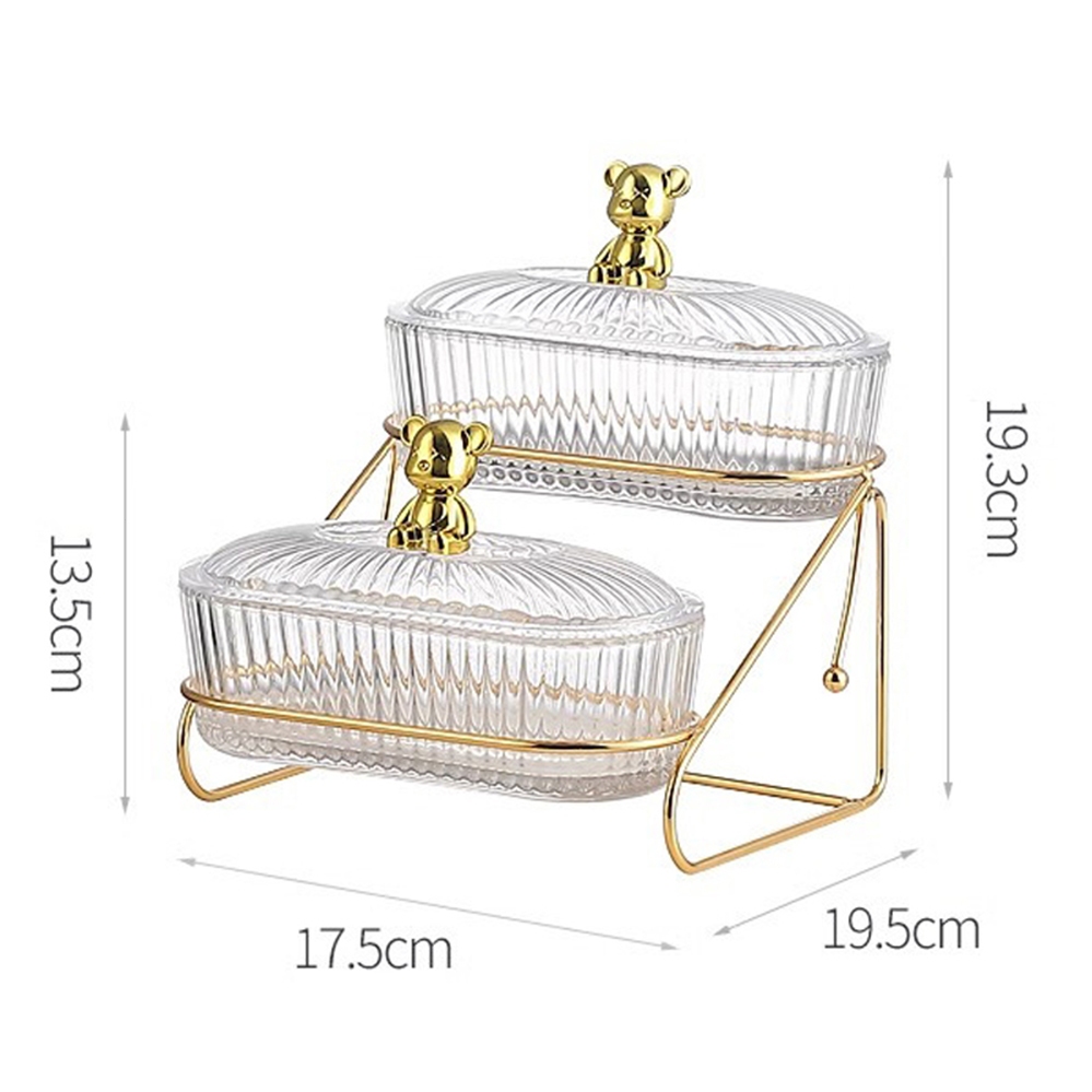 2/3 Tier Dessert Display Rack Fruit Tray Cupcake Cake Stand Tea Plate ...
