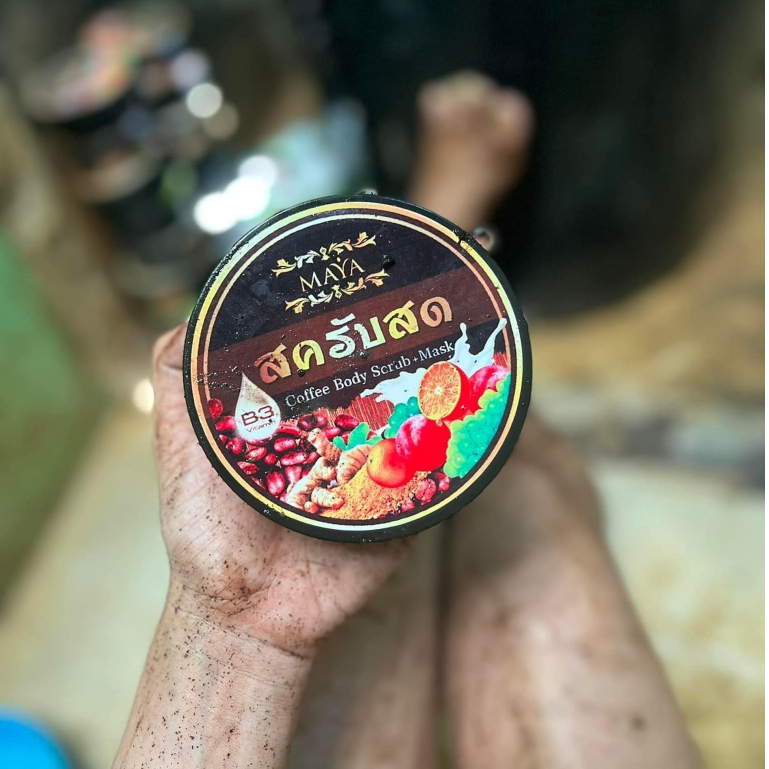 🔥Product Thailand Viral 🔥 Maya Fresh Coffee Scrub mencerahkan kulit | Shopee Malaysia