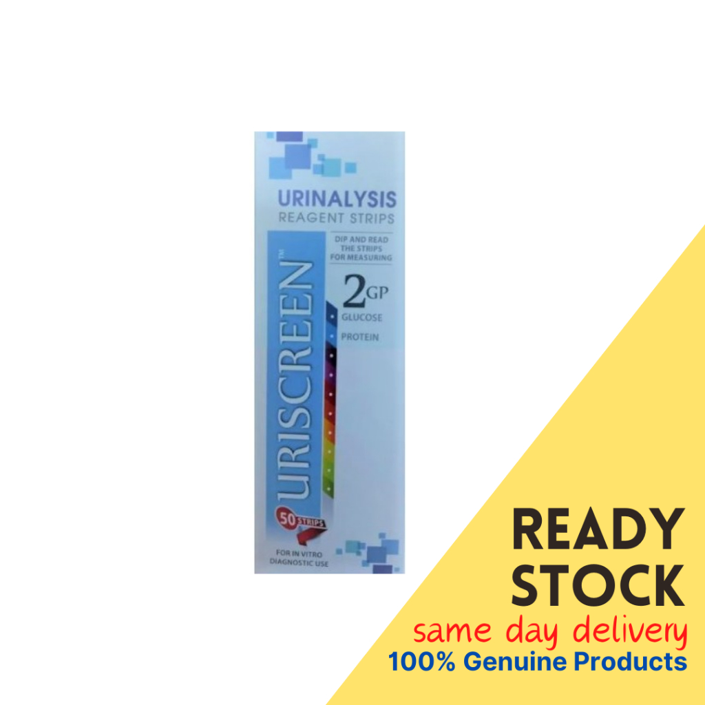Uriscreen Urinalysis Reagent Strips 50s (Expiry : MAR 25) | Shopee Malaysia