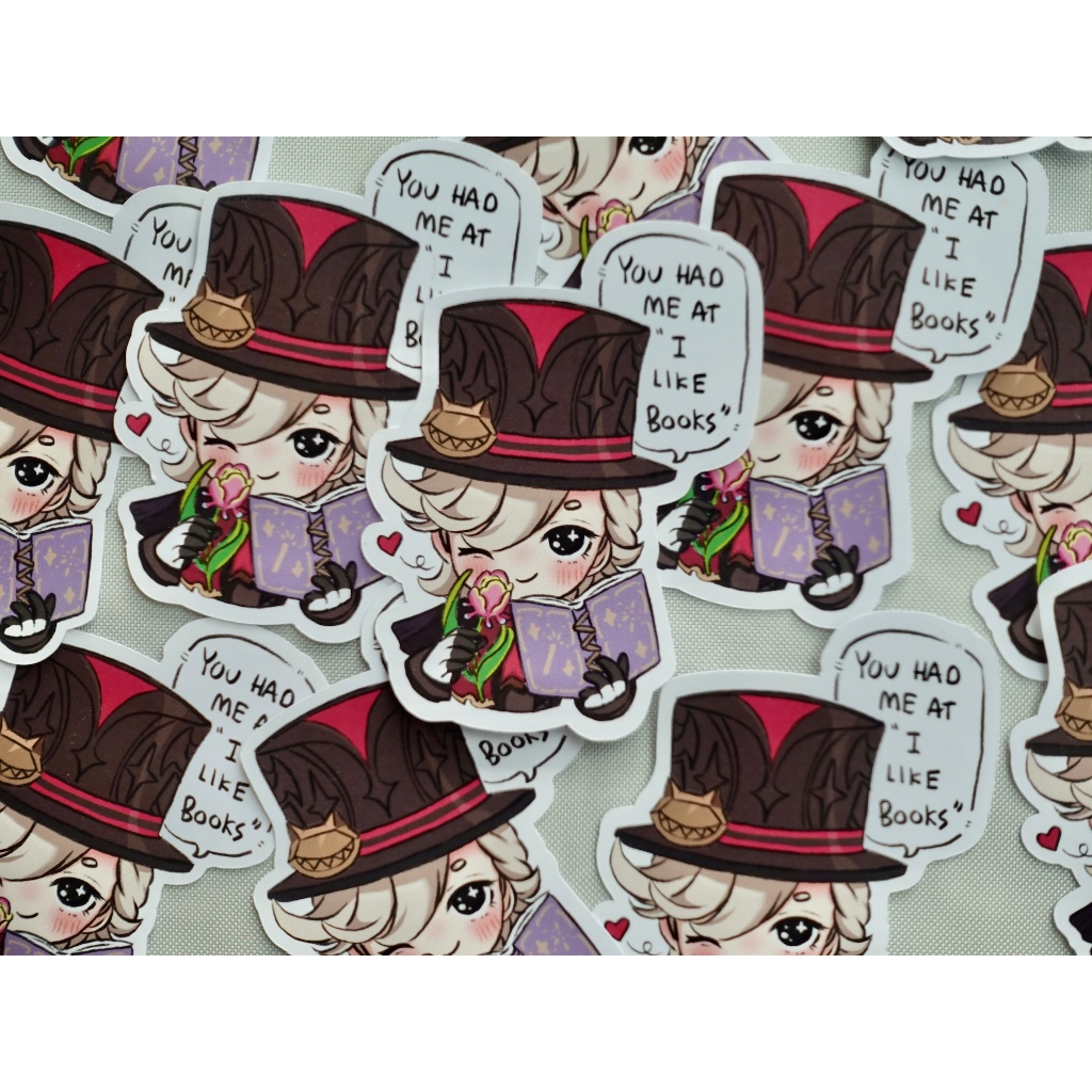 [READY STOCK] Lyney Individual Sticker I Genshin Impact Stickers I ...
