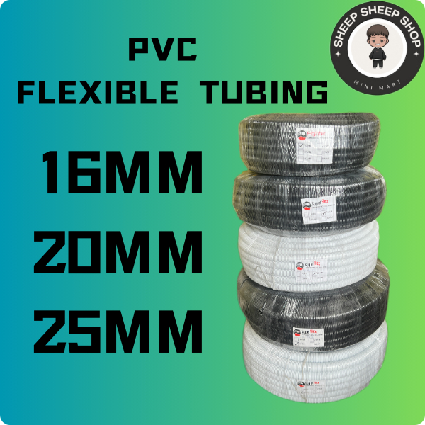 PVC *16MM *20MM *25MM PVC FLEXIBLE TUBING CONDUIT / CORRUGATED FLEXIBLE ...