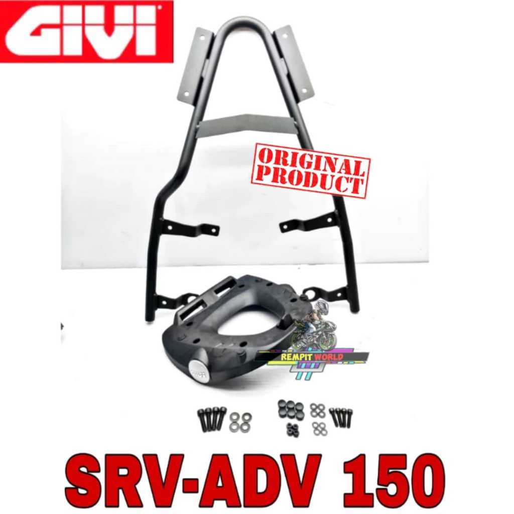 MONORACK SRV-ADV 150 ORIGINAL BLACK COMPLETE SET BOX TOPBOX BOX CASE ...