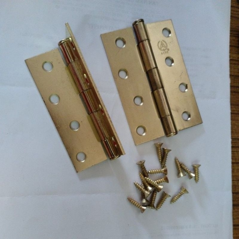 4" High Copper Hinges Engsel Pintu (1Pair/Box ) Premium Quality ...