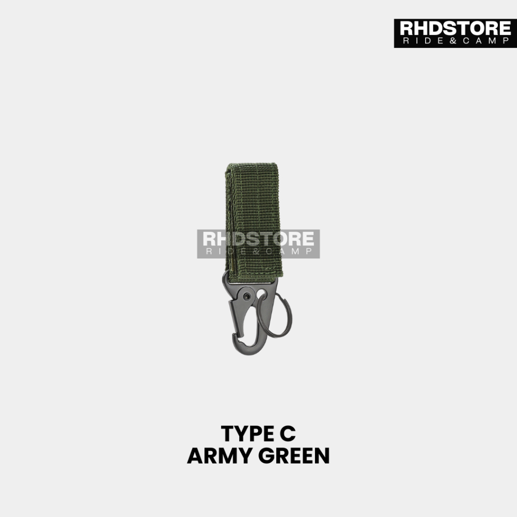 Tactical Clip EDC Velcro Belt Nylon Outdoor Camping Tactical Survival ...