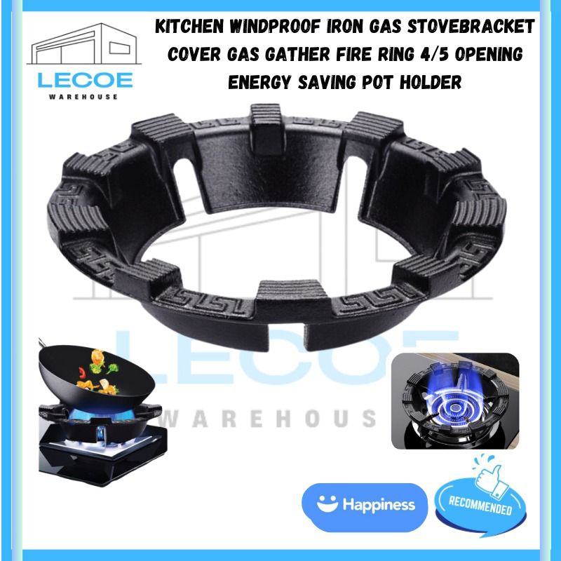 (LOWEST PRICE) Kitchen Windproof Iron Gas Stove Bracket Cover Gas ...