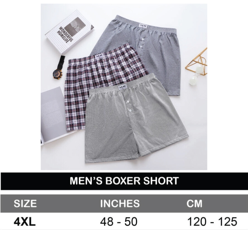 GILDAN x UOKIN Comfort Breathable Boxer Underwear Men Brief Trunk Front ...