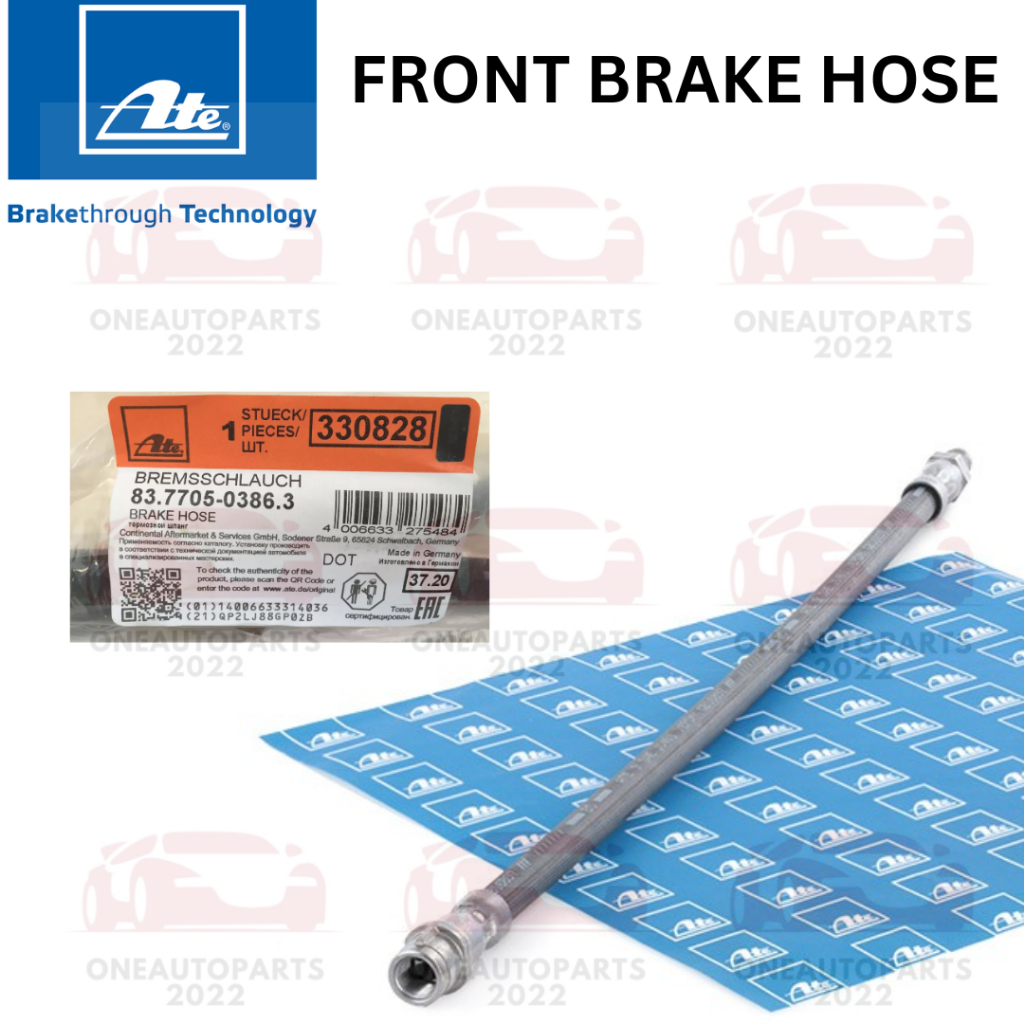 (MADE IN GERMANY) ATE FRONT BRAKE HOSE MERCEDES BENZ W203 W204 W210 CLK ...