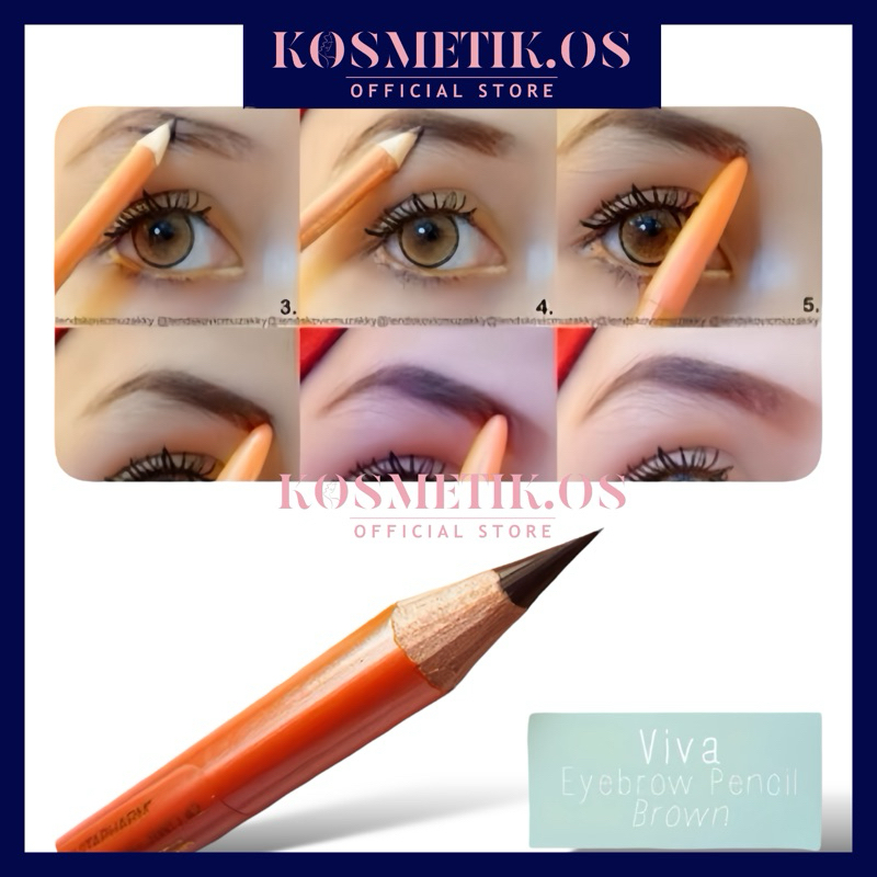 [𝗛𝗢𝗧 𝟮𝟬𝟮𝟰]𝗖𝗢𝗗 VIVA EYEBROW PENCIL BROWN Eyes Brow Makeup make up ...