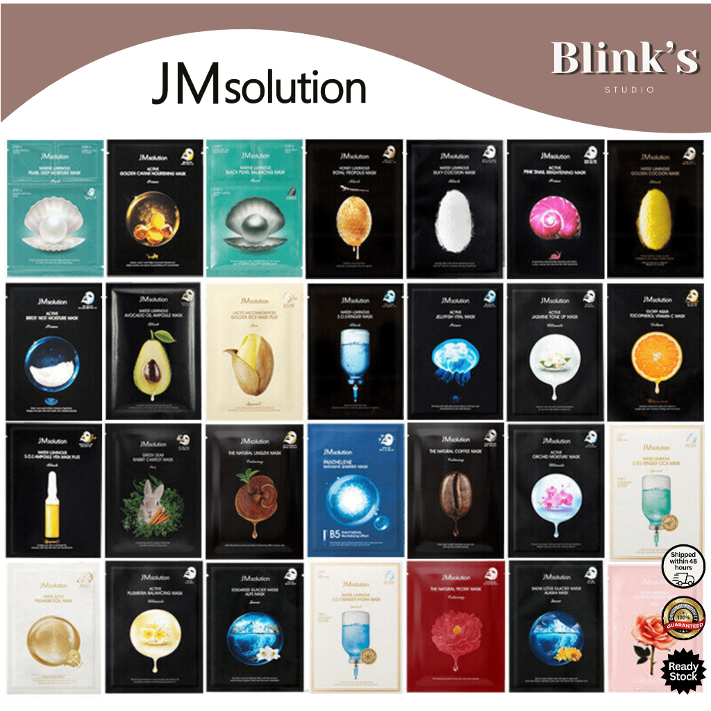 [READY STOCK] JM Solution Facial Mask •Jmsolution 面膜｜(1 PC/ 5 PCS/ 10 ...