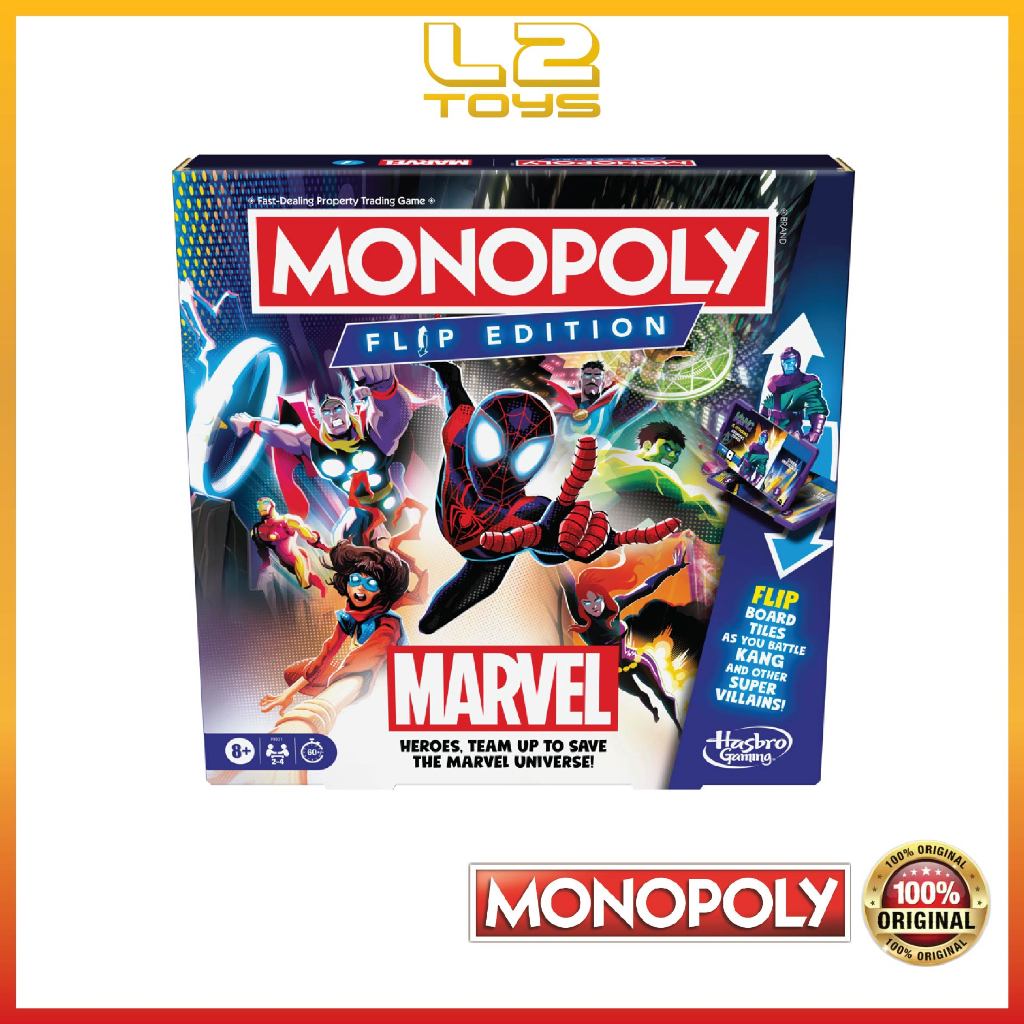 F9931 MONOPOLY FLIP MARVEL | Shopee Malaysia
