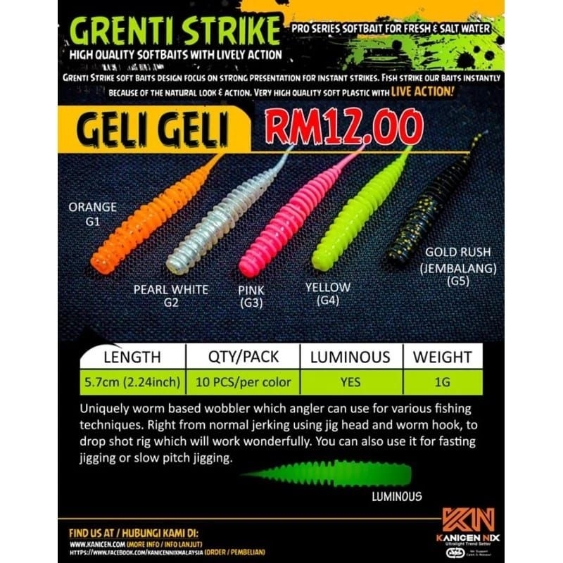 Kanicen mix geli-geli soft plastik | Shopee Malaysia