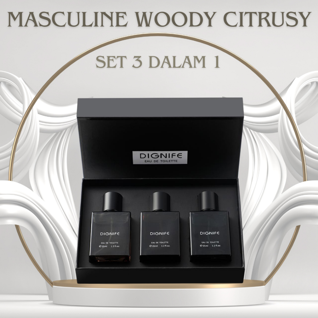 Mini 3in1 Gift Set 35ML Each EDT，Cologne Set Woody Fragrance Niche ...