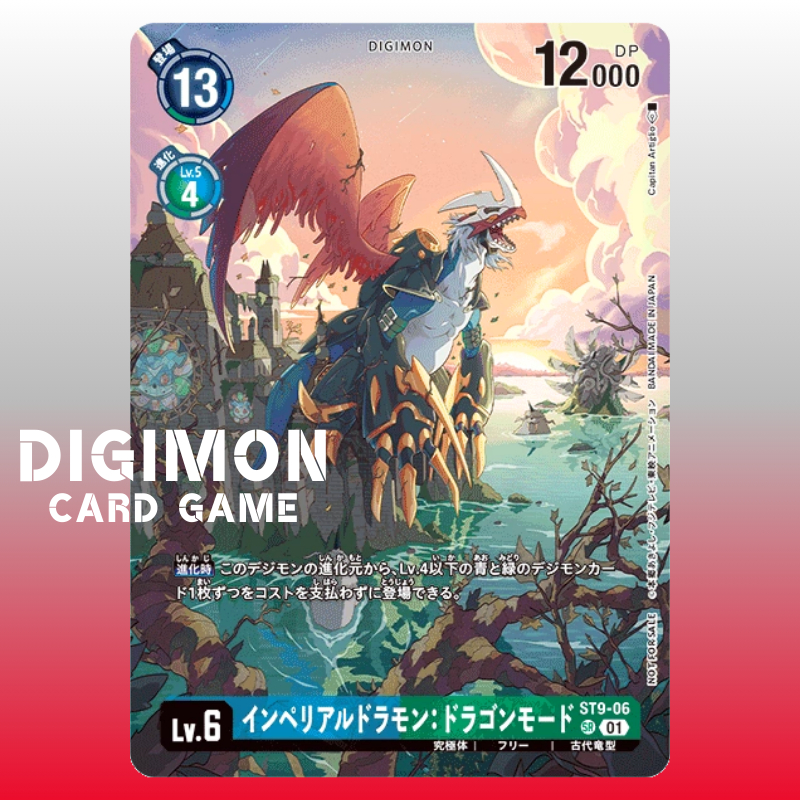 Digimon Card ST9-06 SR Imperialdramon Dragon Mode | Japanese TCG Blue ...