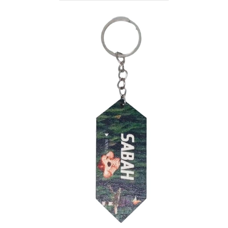 Keychain Sabah Special Craft/Creative Wood Craft ( 1 pcs ) | Shopee ...
