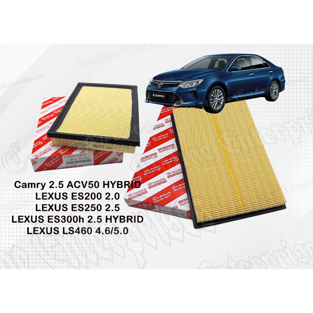 Air Filter Toyota Camry Hybrid 2.5 ACV50 ACV51 ASV51 AVV50 XV50 RAV4 '15~'18 LEXUS ES350 LS460 ...