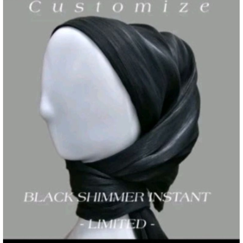 Instant Shawl Shimmer-Klip on/ Inner Attached/ Tali Customised | Shopee ...