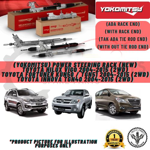 TOYOTA HILUX VIGO 2WD /FORTUNER 2WD KUN50 / TGN51 / TOYOTA INNOVA TGN40 ...