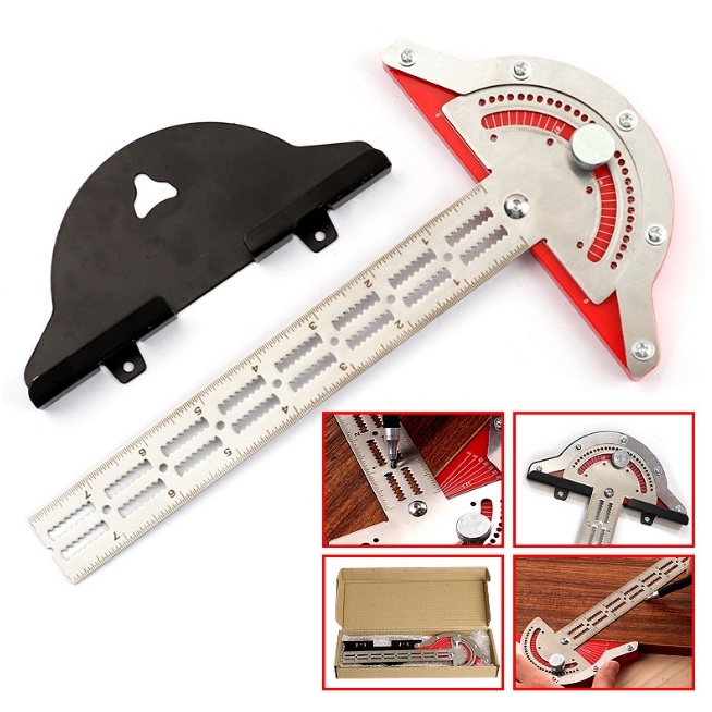 Woodworkers Edge Rule Protractor Angle Protractor Two Arm Woodworking ... Woodworkers Edge Rule Protractor Angle Protractor Two Arm Woodworking ...