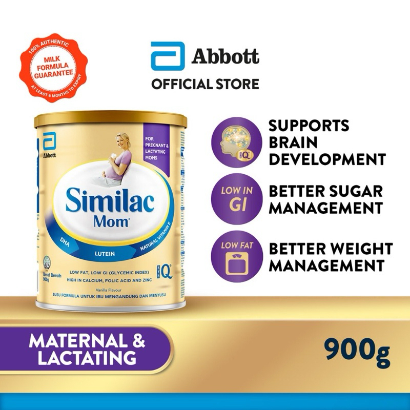 Similac Mom Low Fat 900gm Exp5/2025 | Shopee Malaysia