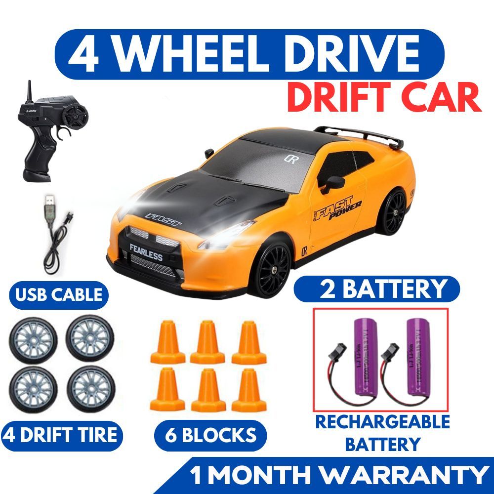 Rc Drift Car 1/24 kereta control mini drift high speed kawalan jauh ...