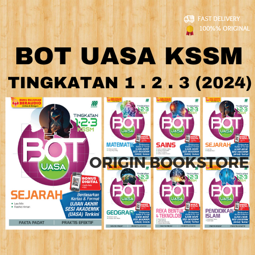 [OG] 2024 BOT UASA KSSM TINGKATAN 1 / TINGKATAN 2 / TINGKATAN 3 (SASBADI) | Shopee Malaysia