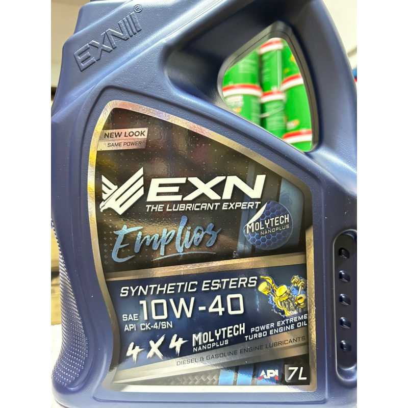 EXN 10W40 SEMI SYNTHETIC 4x4 MOLYTECH 7L | Shopee Malaysia