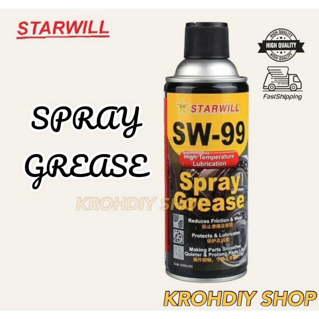 STARWILL SPRAY GREASE 400ML | Shopee Malaysia