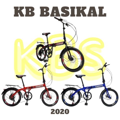 BASIKAL LIPAT SAIZ 20" 2020F (7 TAHUN KE ATAS) | Shopee Malaysia