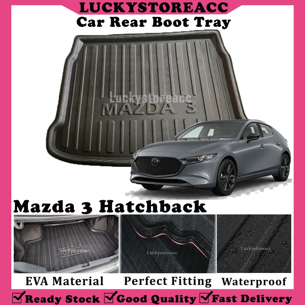 Mazda 3 Hatchback Liftback 2019-2024 Custom Fit OEM Car Rear Boot Tray ...