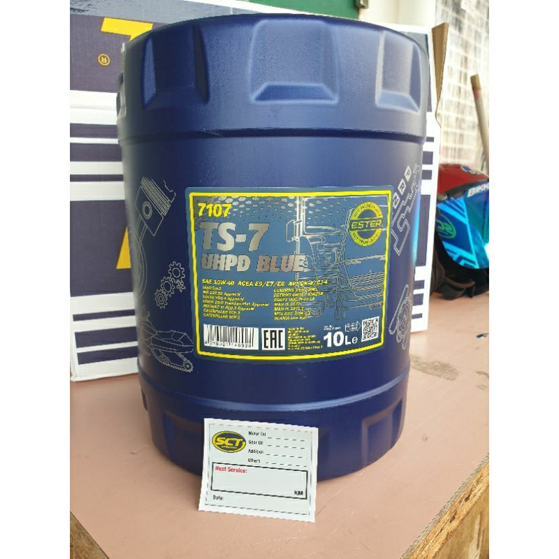 Mannol TS7 (7L & 10 Liter) 100%Original *last Offer* 10w40 15k Fully Oil | Shopee Malaysia