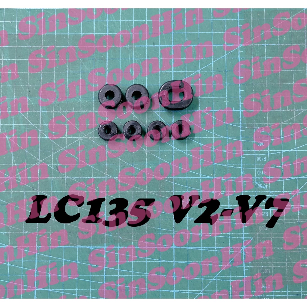 Yamaha LC135 NEW v2-v7 VISS Tail Lamp Rubber Set # getah set lampu ...