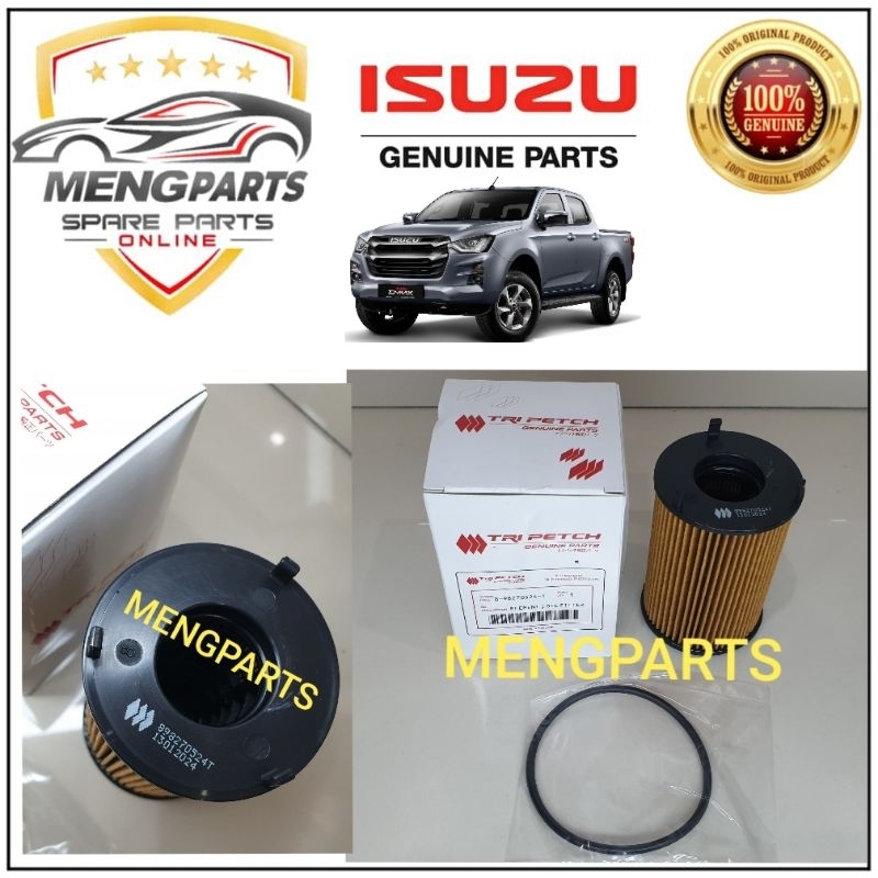 ORIGINAL TRI PETCH ISUZU D MAX RT66 1.9 BLUE POWER OIL FILTER PERNAPIS ...