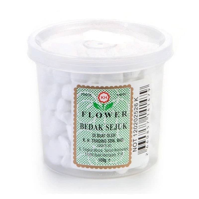KH Flower Brand Cooling Talcum Powder Talkum Bedak Sejuk (90g) | Shopee ...