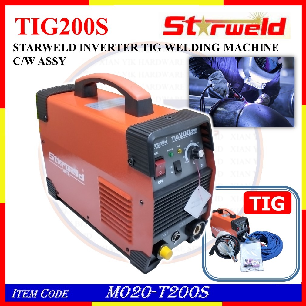 (TIG200S) STARWELD INVERTER TIG WELDING MACHINE T200S - M020-T200S | Shopee Malaysia