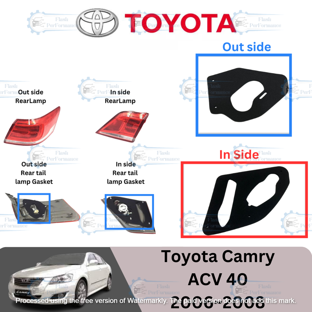 Toyota Camry ( ACV40 /XV40 ) Rear tail lamp Gasket | Shopee Malaysia