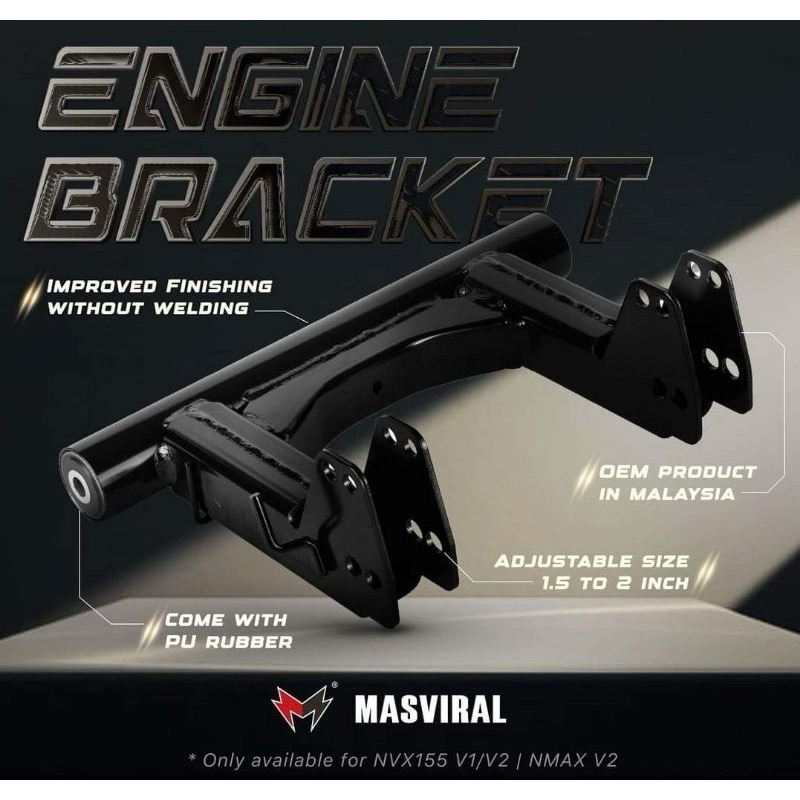 Masviral Racing EXTENDER ENGINE NVX V1 V2 / NMAX V2 1.5Inci + 2lnci ...