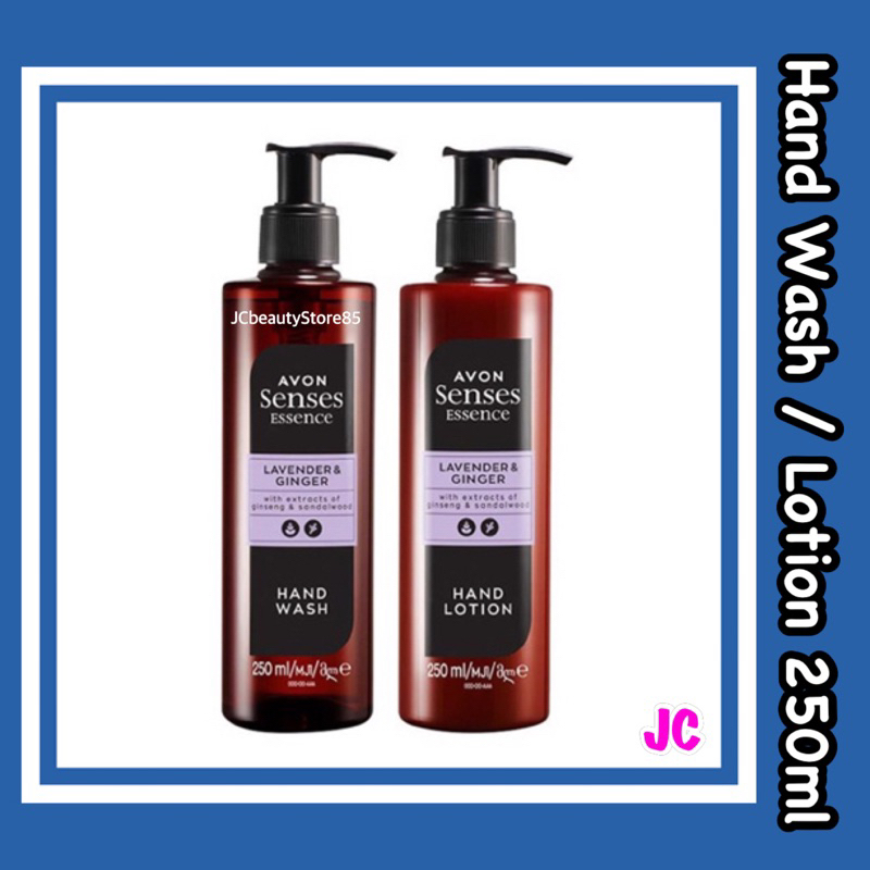 JC SENSES ESSENCE Lavender & Ginger Hand Wash / Lotion 250ml | Shopee ...