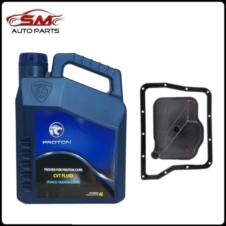 Proton ATF CVT Gear Oil - FLX / Preve / Exora Bold (4Liter) With Auto ...