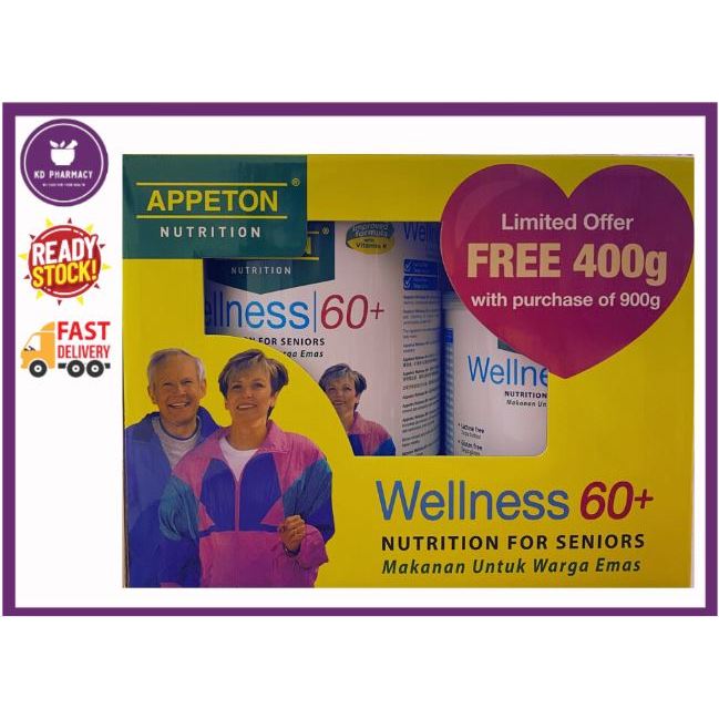 Appeton Wellness 60+ 900g FOC 400g | Shopee Malaysia