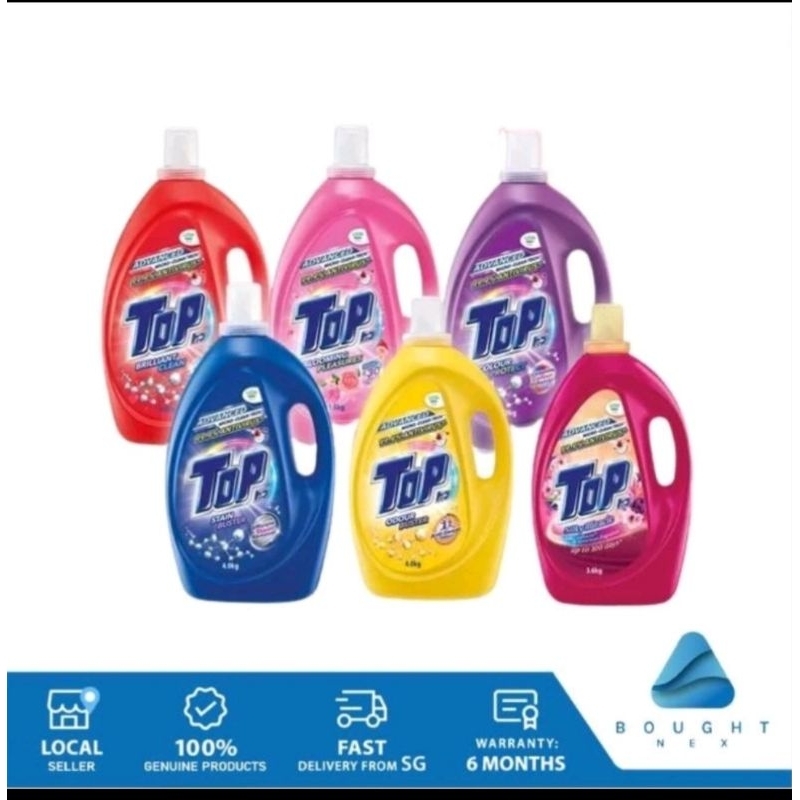 TOP liquid Detergent 3,6Kg | Shopee Malaysia