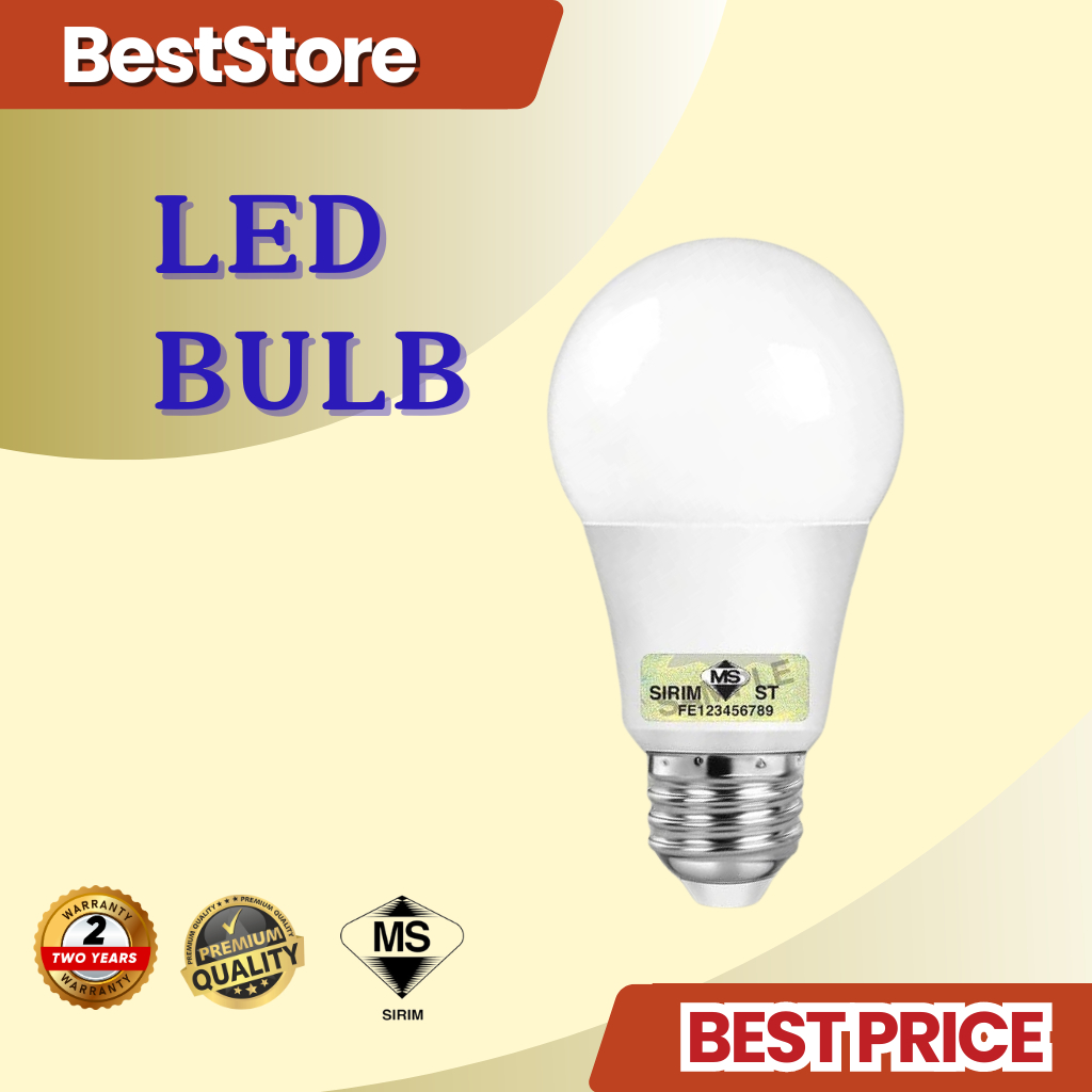Mentol E27 LED Bulb Lampu LED Siling E27 LED Bulb down light led Light ...