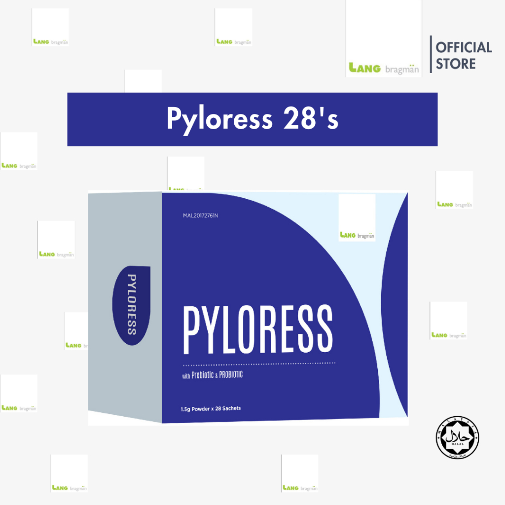 [Gastro-usus] Probiotik Lang Bragman Pyloress 28s + Prebiotik ...